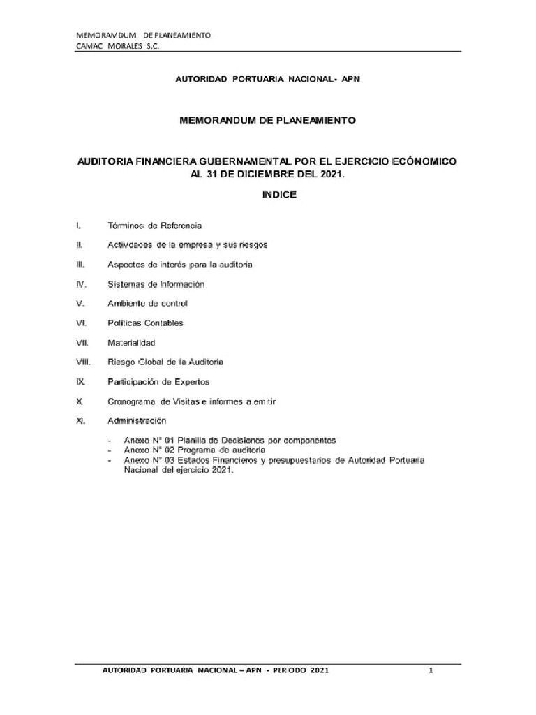 Planeamiento APN 2021 | PDF Planeamiento APN 2021 | PDF