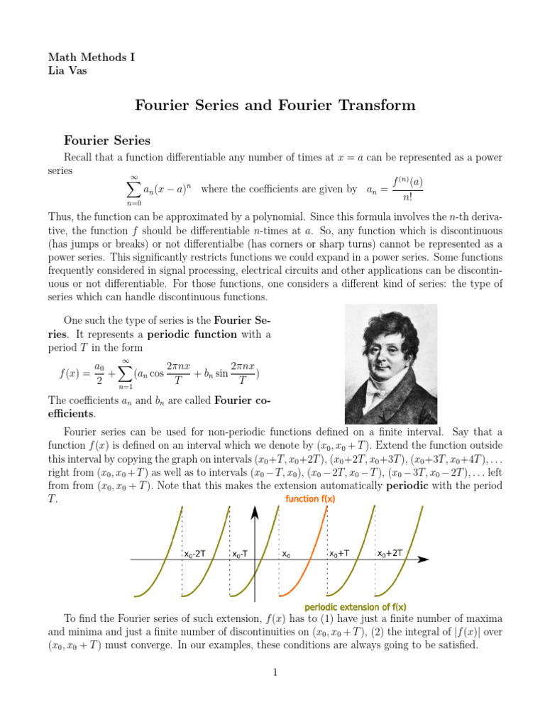 Fourier | PDF | Fourier Transform | Fourier Series