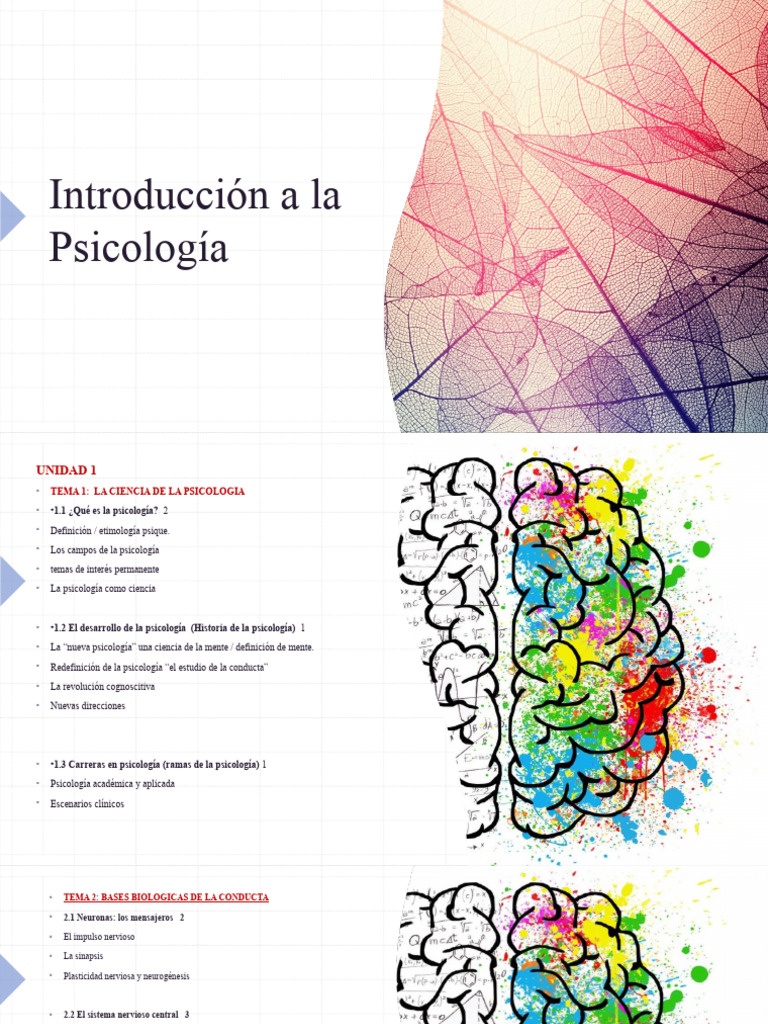 Introducción A La Psicología | PDF | Sicología | Neurona
