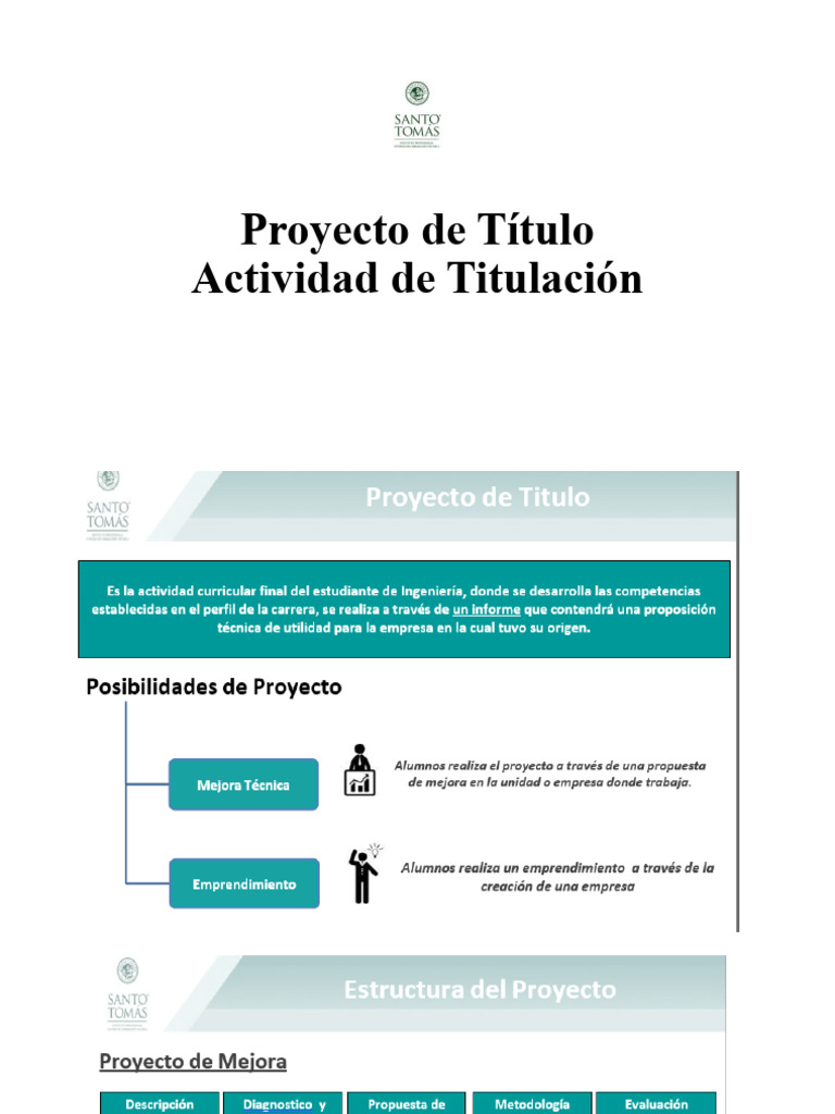 Proyecto de Título Actividad de Títulación | PDF