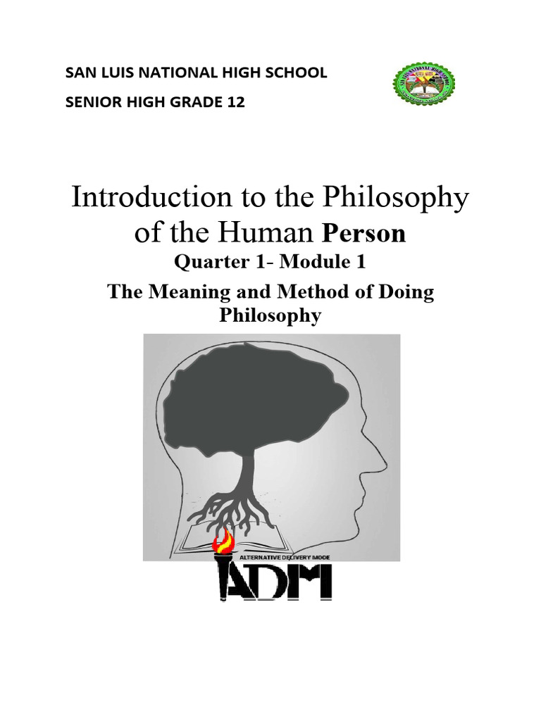Intro to Philosophy: Module 1 Overview | PDF | Reason | Thought