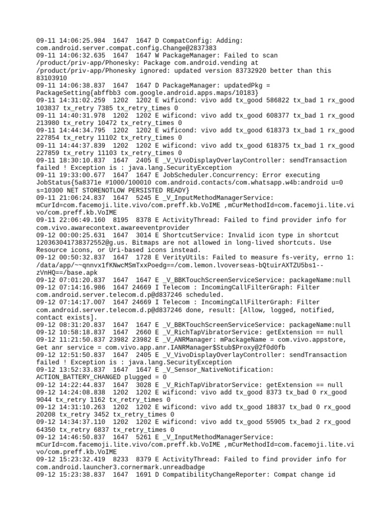 Log | PDF | Software Engineering | Computing Platforms