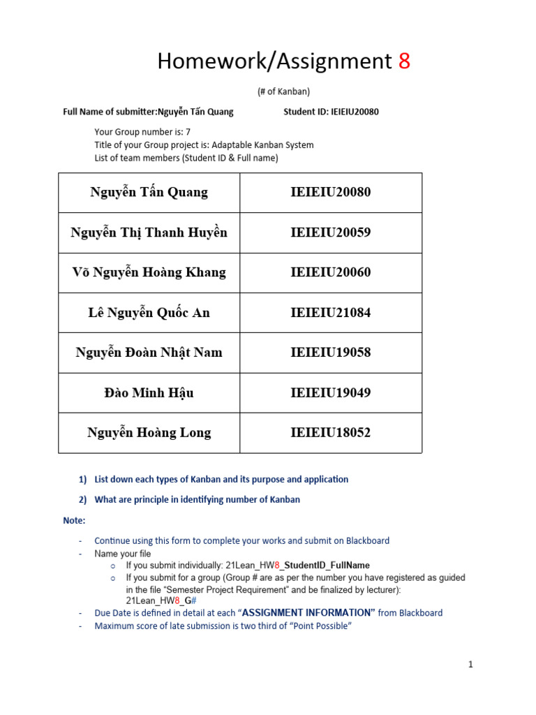 HW8 GR7 Lean-Production-1 | PDF | Computing | Business