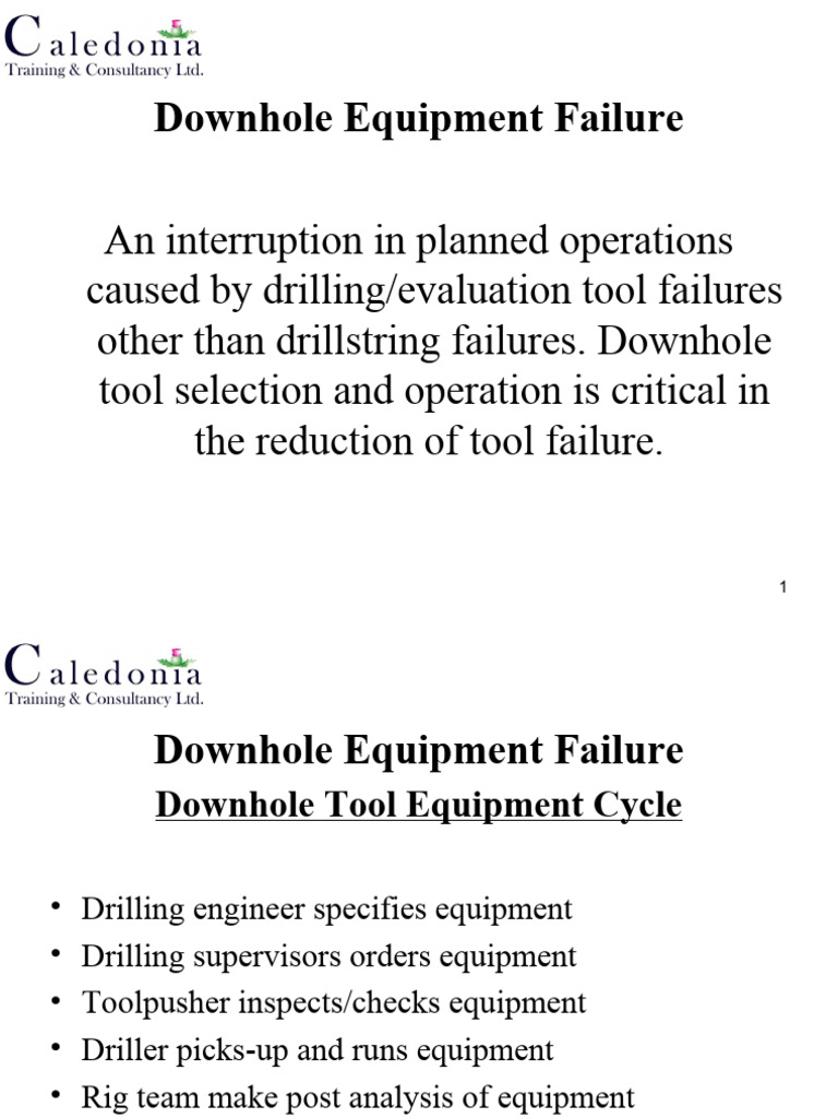 Downhole Tool Failure Guide | PDF | Mechanical Engineering