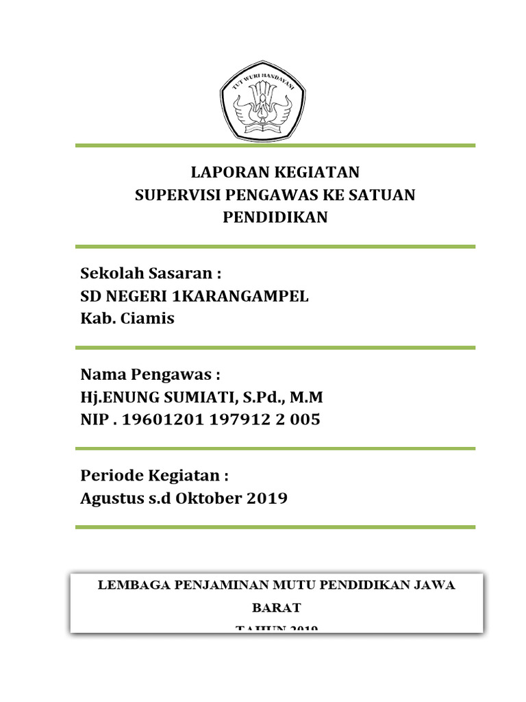 1.lap - Supermut SDN 1 Karangampel | PDF