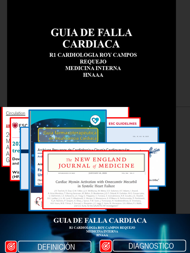 Guia de Falla Cardiaca | PDF | Insuficiencia cardíaca | Sistema endocrino