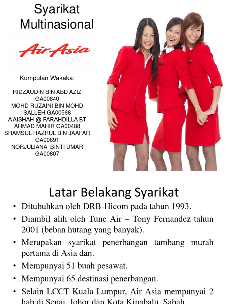 Syarikat Multinasional AirAsia | PDF