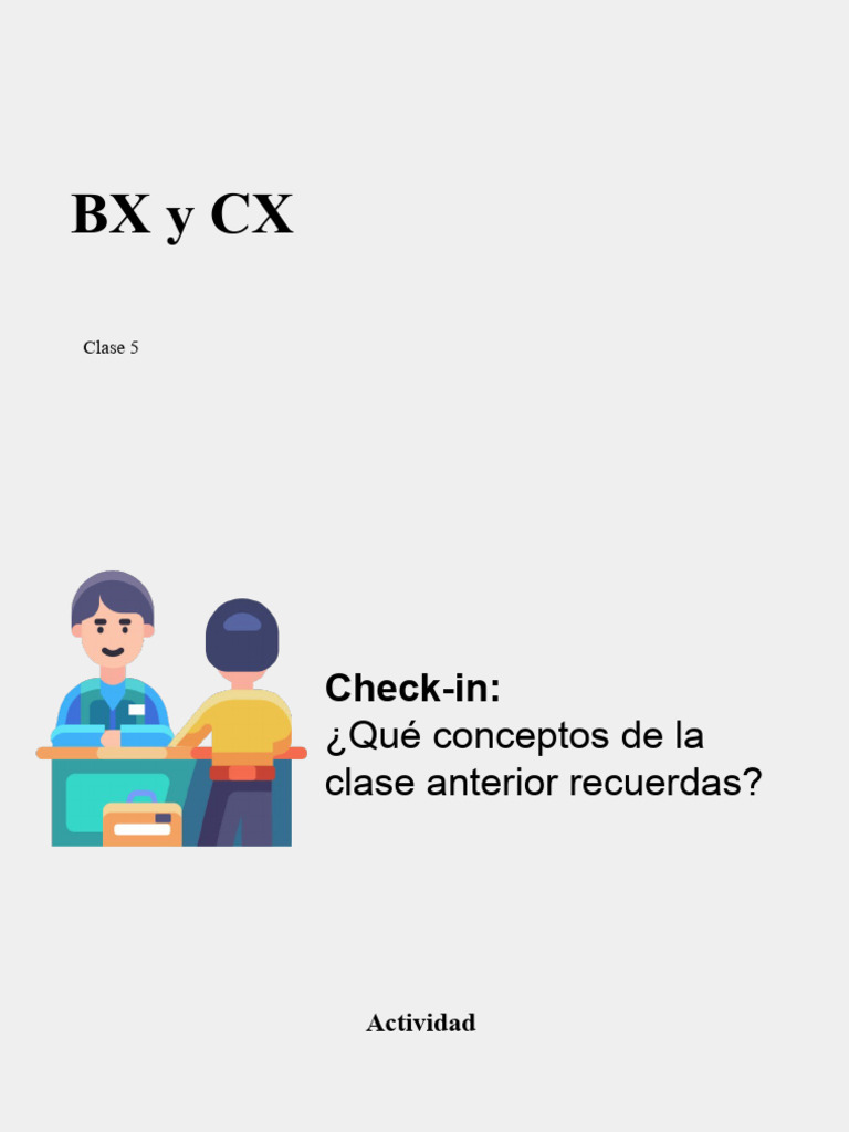 Clase 5 - BX y CX | PDF | Marca | Experiencia