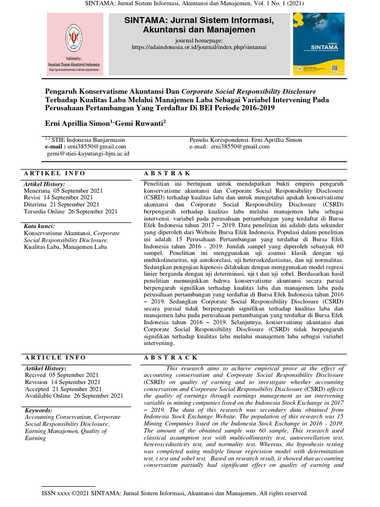 138-Article Text-877-1-10-20210926 | PDF | Bisnis