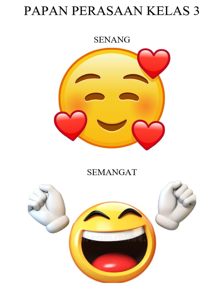 Papan Perasaan Kelas 3 | PDF