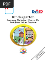 Kindergarten Learning Activity Sheet Q3 Week 3 | PDF