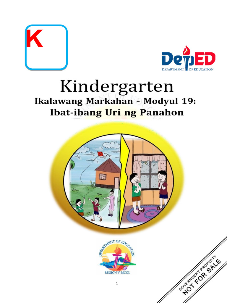 Final Kindergarten Q2 Week 19 Colored | PDF