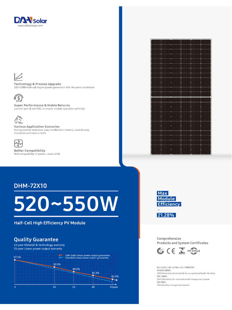 Datasheet 550W_DAH | PDF