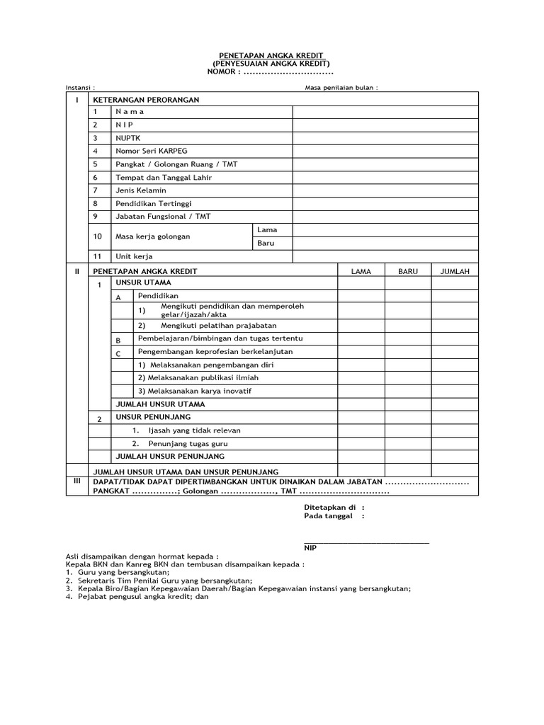 Form PAK-Lampiran V | PDF