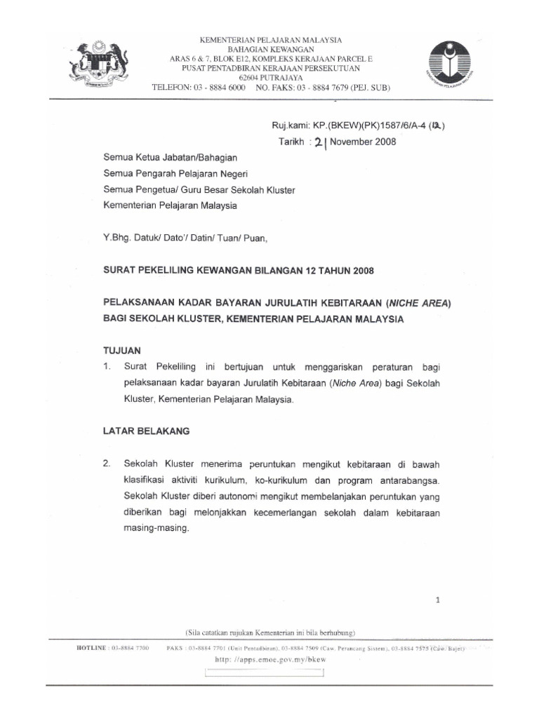 Kadar Bayaran Jurulatih | PDF