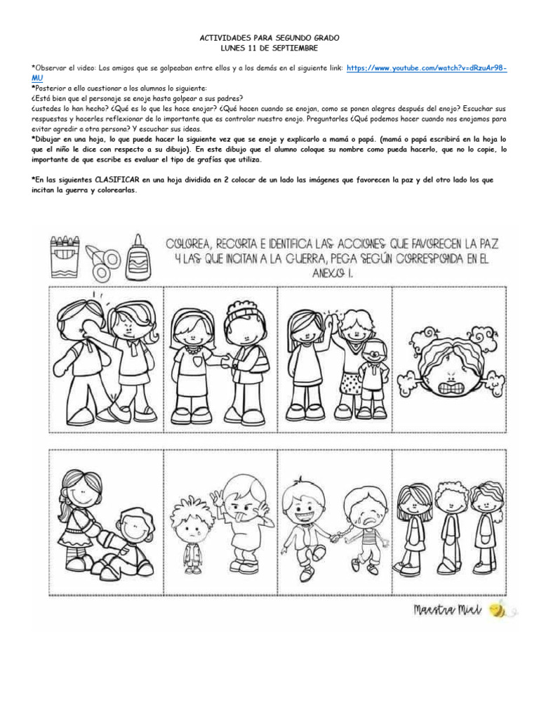 Actividades para Segundo Grado | PDF | Artes del Lenguaje y Comunicación
