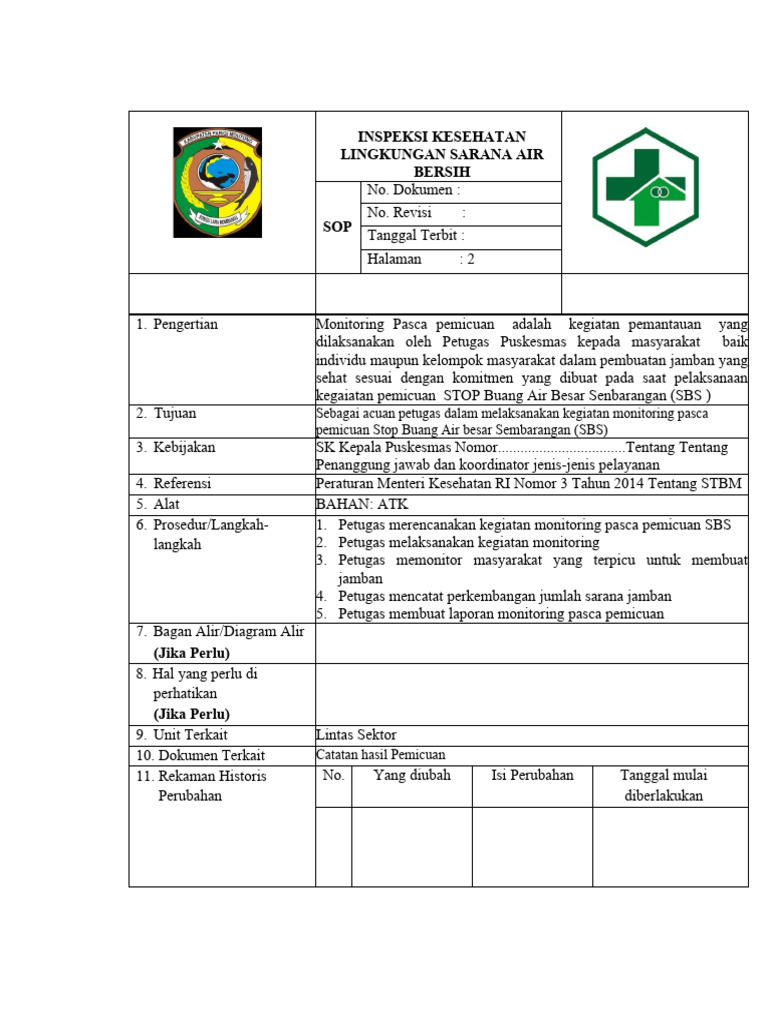 Sop Monitoring | PDF