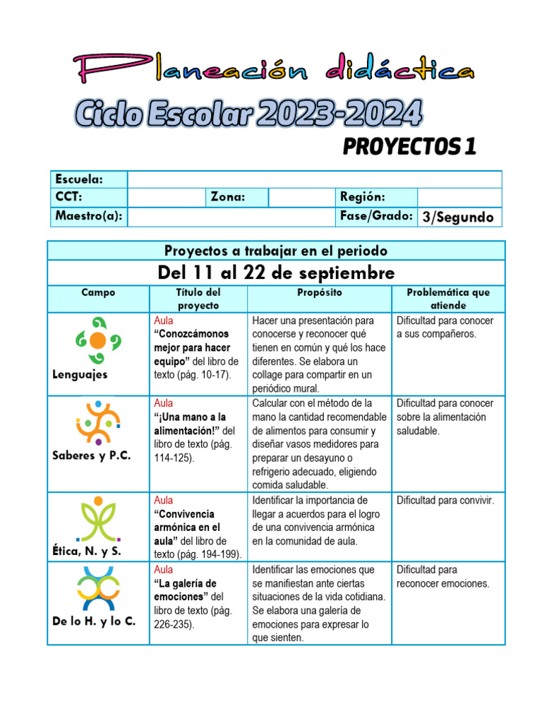 ??2° JP SEM03 PLANEACIÓN | PDF | Evaluación | Las emociones