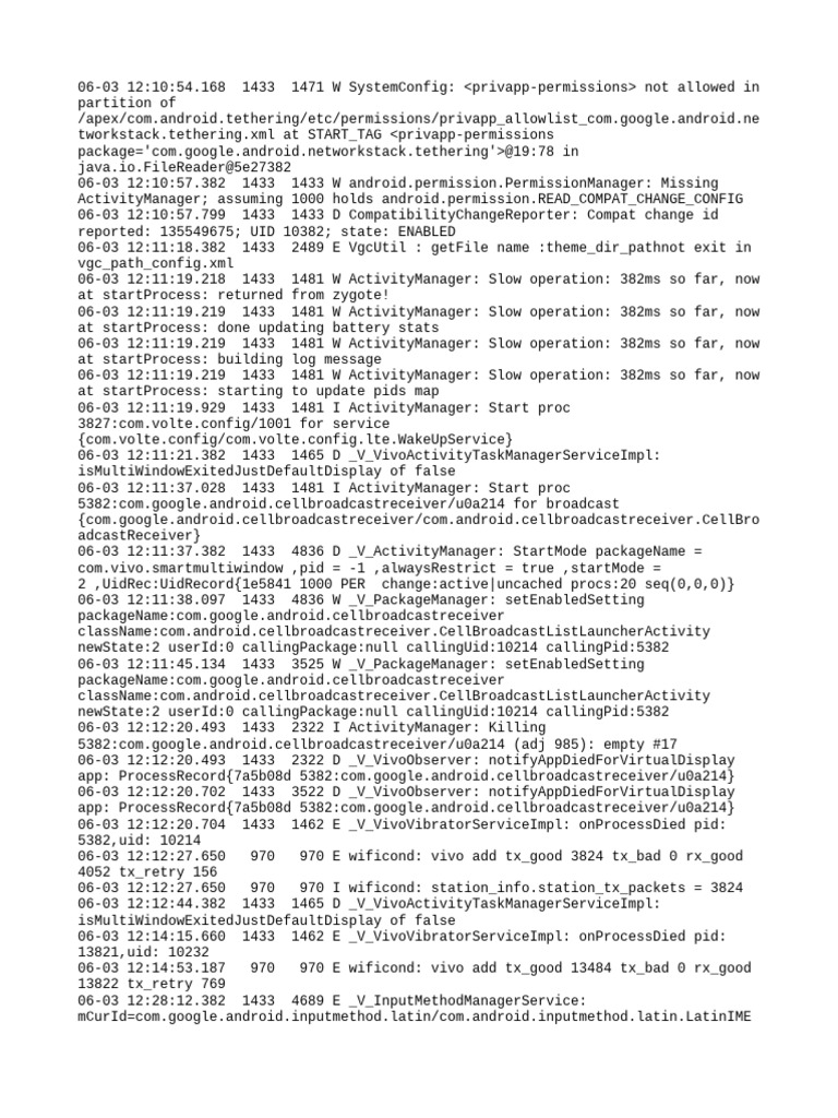Log | PDF | System Software | Data Management