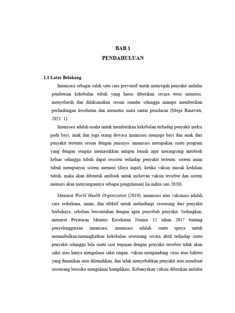Bab 1 Perbaikan | PDF