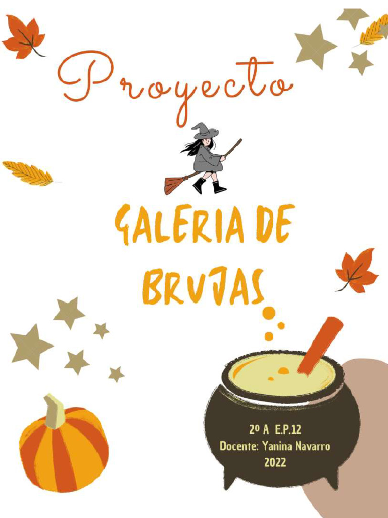 Proyecto Galería de Brujas Infantil | PDF | Escritura | Cuentos