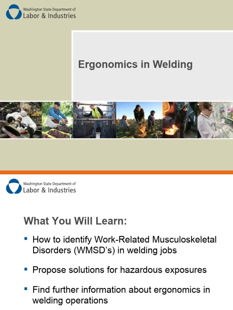 Ergo 4 Welders | PDF | Human Factors And Ergonomics | Welding