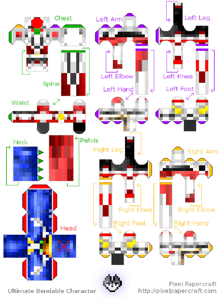 Minecraft Bendable Character | PDF