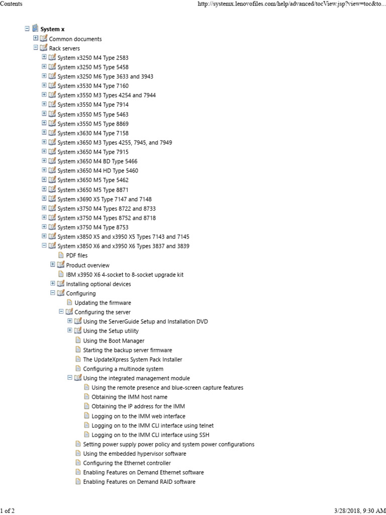 System X Information IMM Configuratiom | PDF | Server (Computing ...