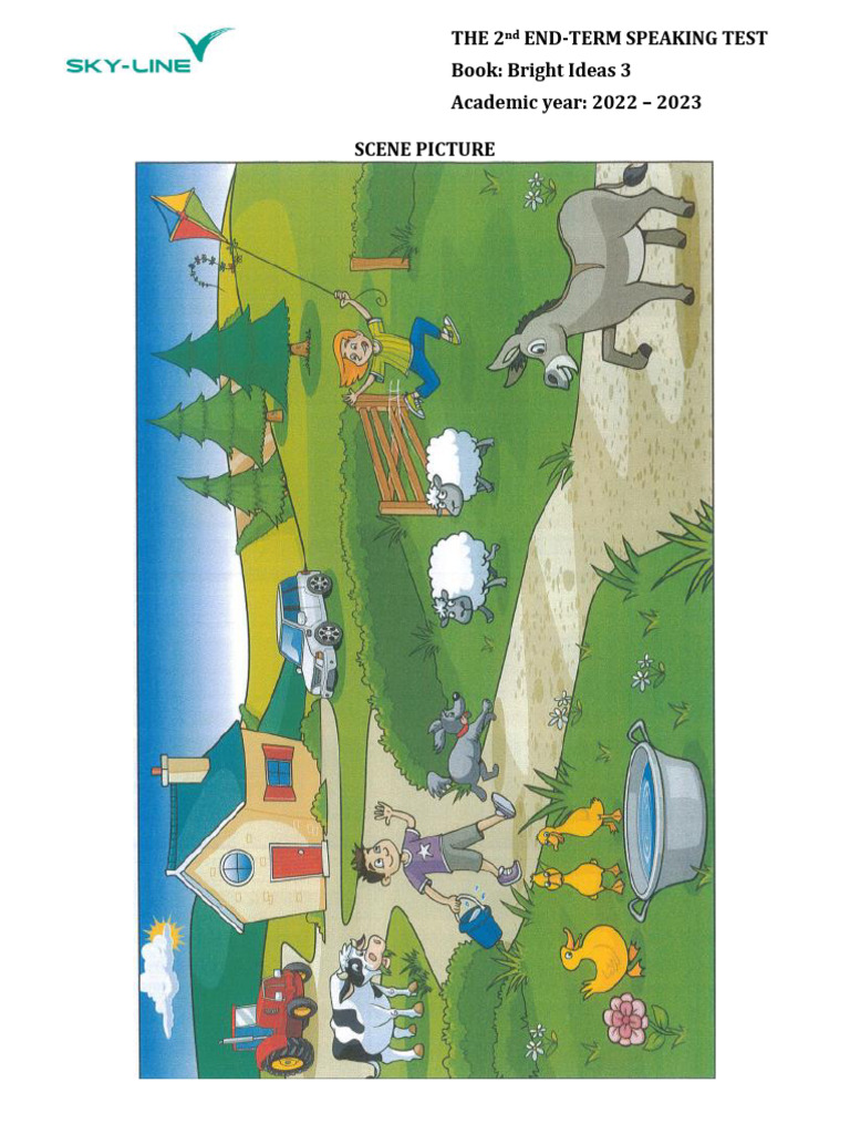 2ND End Term Speaking Test Grade 3 2 | PDF