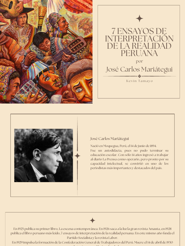 7 Ensayos De Interpretación De La Realidad Peruana Pdf Perú Economias 7008