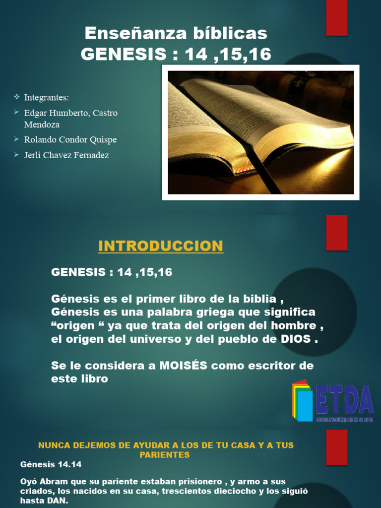 Genesis 14 A 22 | PDF | Abrahán | Ismael