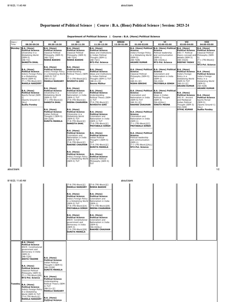 Polsc | PDF | Science | Political Science