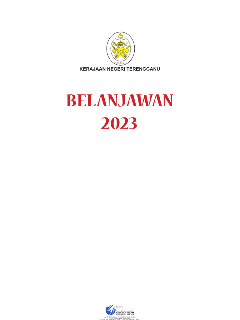 Buku Belanjawan 2023 | PDF