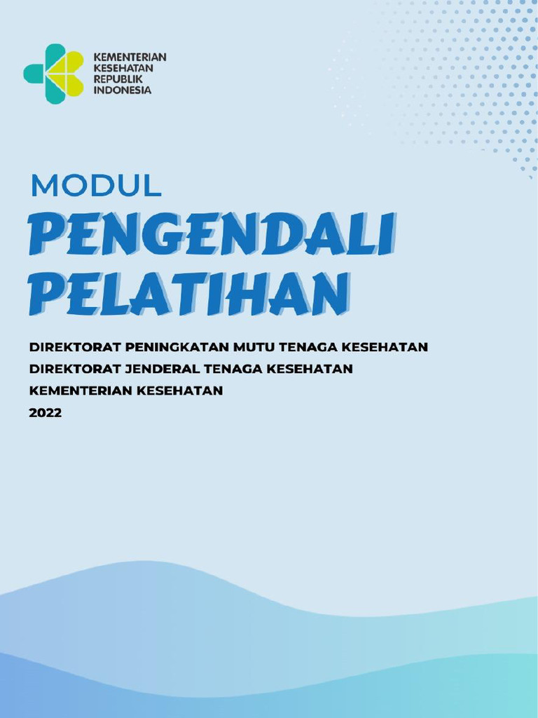Modul Pelatihan Pengendali Pelatihan | PDF
