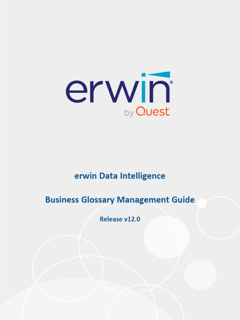 erwin DI Business Glossary Management Guide | PDF | Tag (Metadata ...