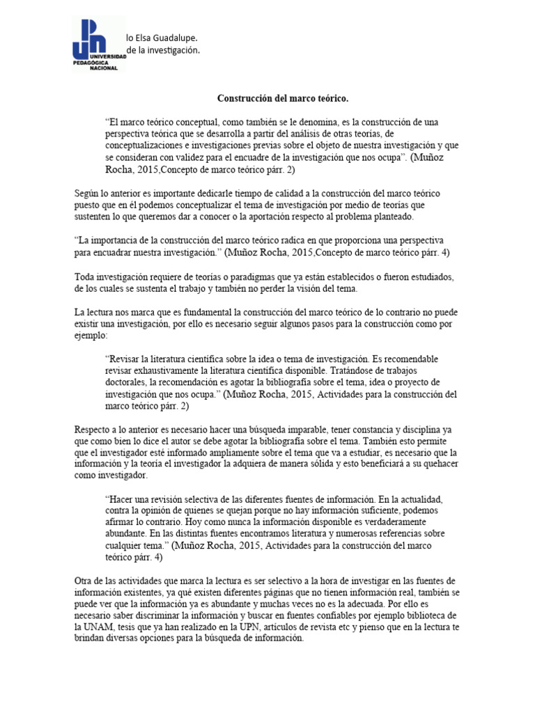 Muñoz Rocha, 12 Sep | PDF | Paradigma | Teoría