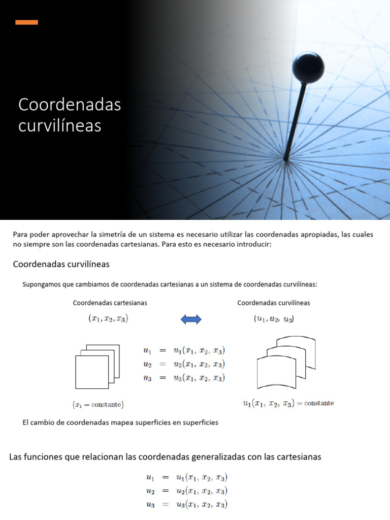 Coordenadas Curvilíneas y Aplicaciones | PDF | Sistema coordinado ...