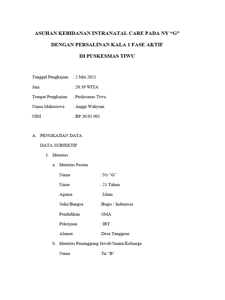 ASKEB INC Anggi Wahyuni | PDF