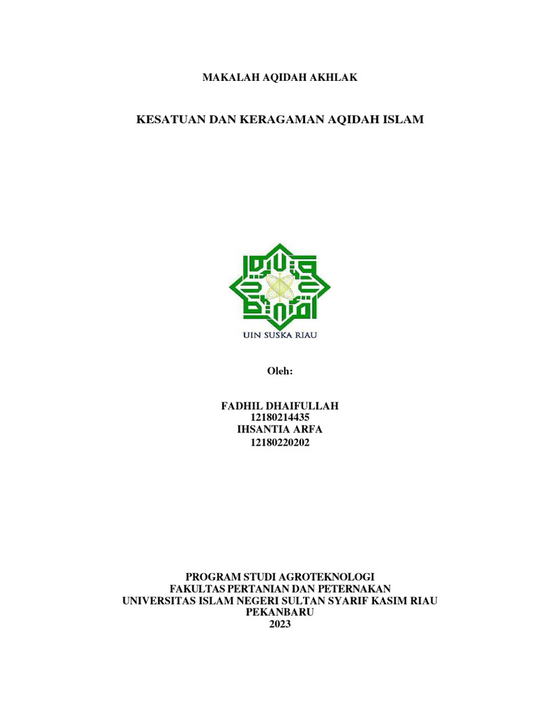 Makalah Akidah Akhlak Kelompok 3 | PDF | Karier & Perkembangan | Agama & Spiritualitas