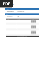 Excel Sprint Project Tracker Template | PDF | Microsoft Excel | Computing