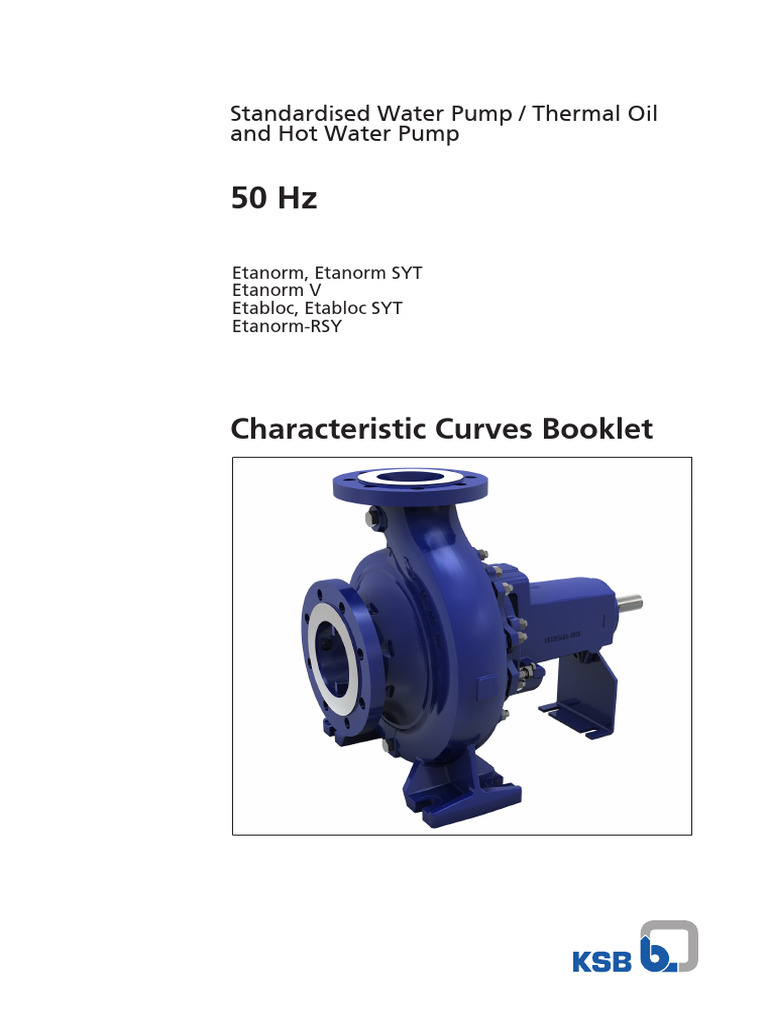 KSB Pumps Catalog | PDF | Pump | Physical Sciences