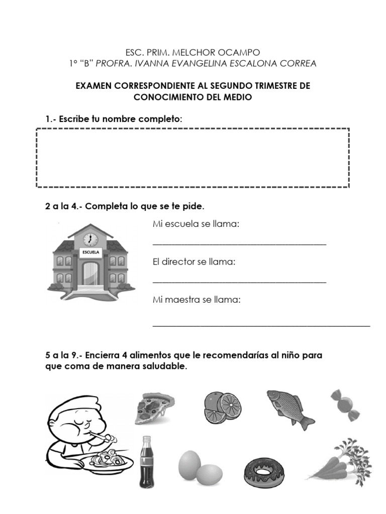 Examen 2do CDM | PDF