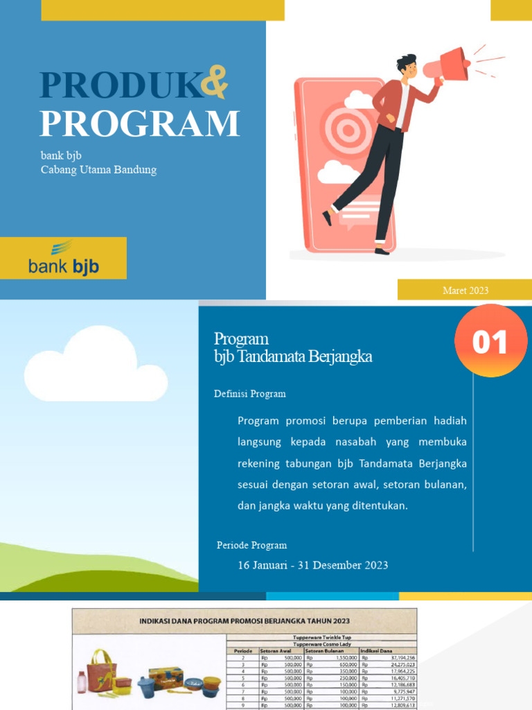 Presentasi Produk Sosialisasi Kredit Konsumer Dan Tabungan Tandamata Berjangka | PDF | Karier ...