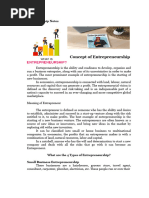 Ideal Entrepreneur Grade 6 | PDF | Entrepreneurship | Change