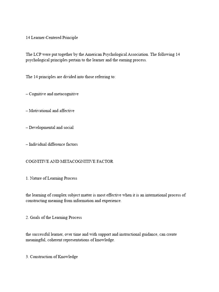 Ped 1 - 18 - Assignment 1 - 2 | PDF | Learning | Motivational