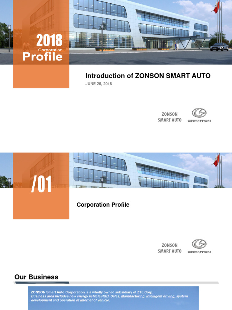 Introduction of ZONSON SMART AUTO - JUN27.2018 | PDF | Fuel Economy In ...