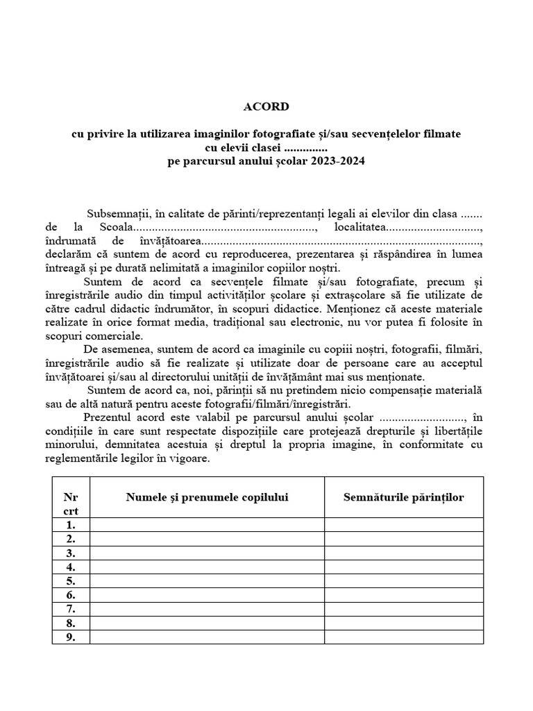 Acord Foto Video | PDF