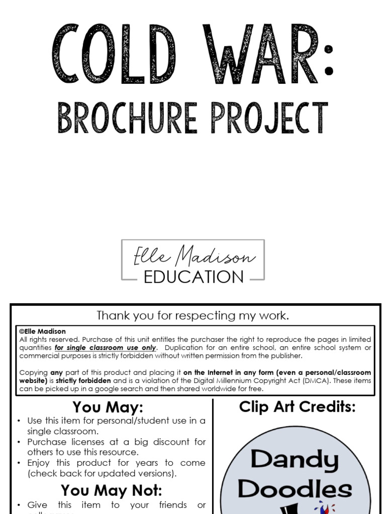 Cold War:: Brochure Project | PDF | Digital Millennium Copyright Act ...