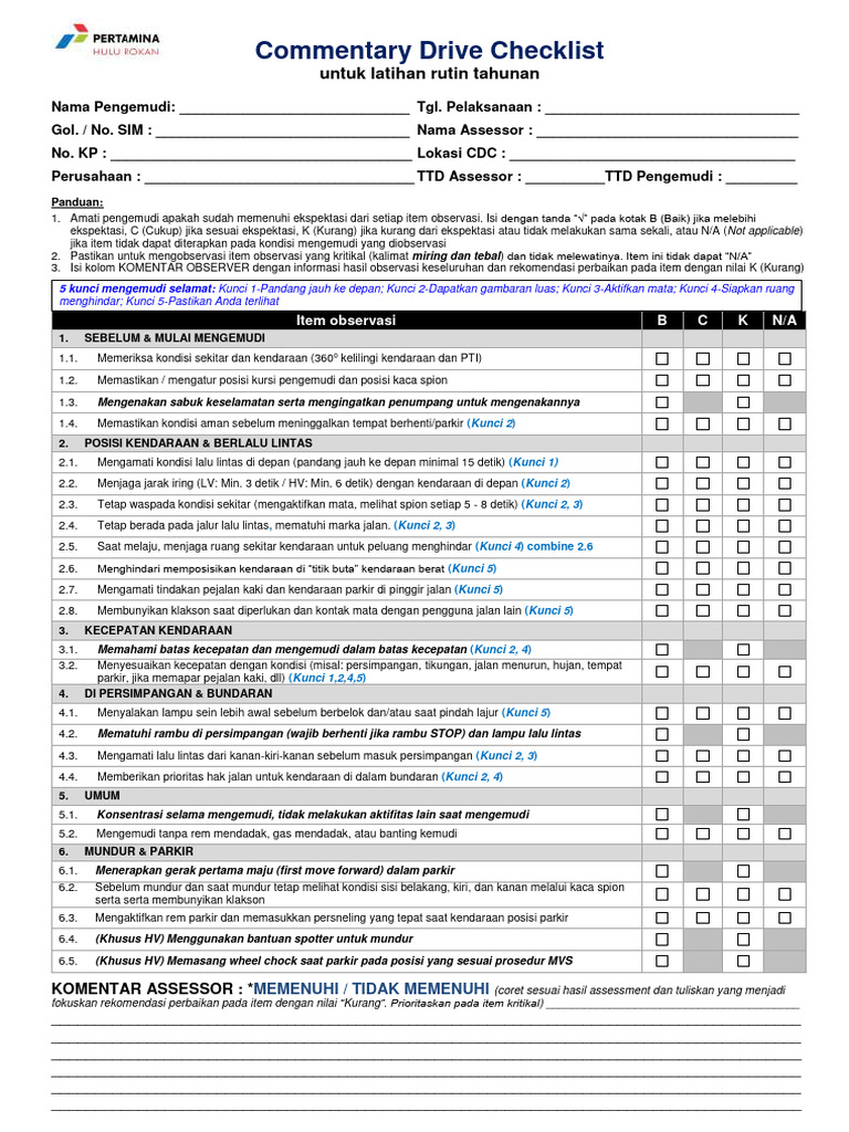 FORM COMMENTARY DRIVE TAHUNAN Untuk KP | PDF | Bisnis | Komputer
