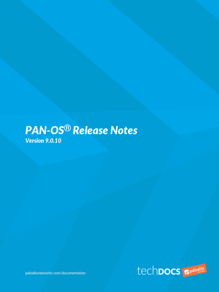 Pan Os Release Notes | PDF | I Pv6 | Malware